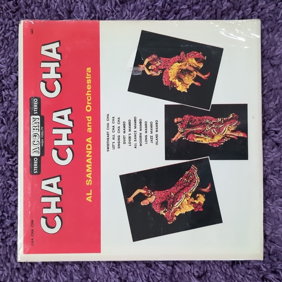 Media | Vintage Al Samanda Cha Cha Cha Jazz Latin Mambo Rare Red White Label Record | Poshmark